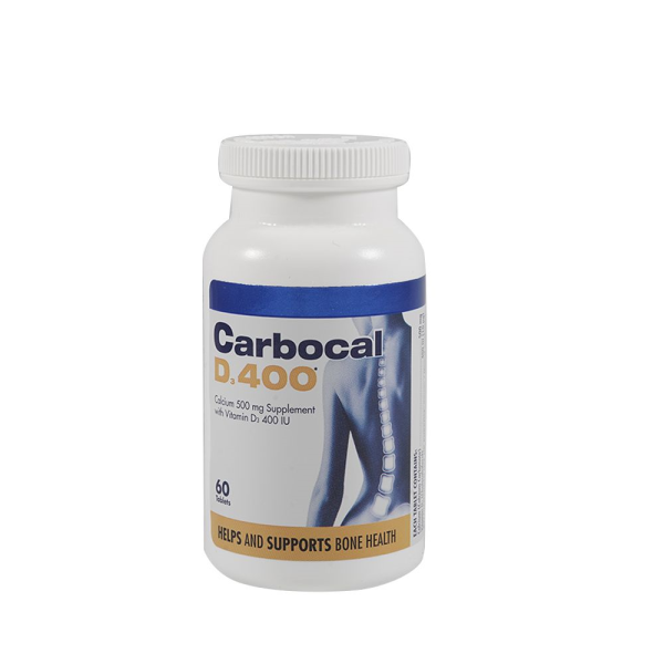Carbocal D3 400 – Vitamin D & Calcium Support for Strong Bones ...