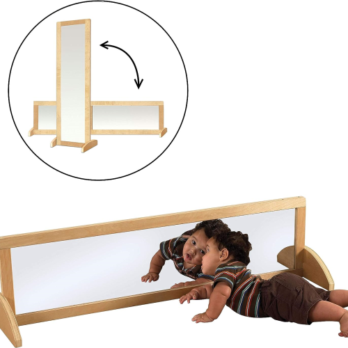 Standing Mirror for Physiotherapy – Thick Distortion-Free Glass Mirror ...