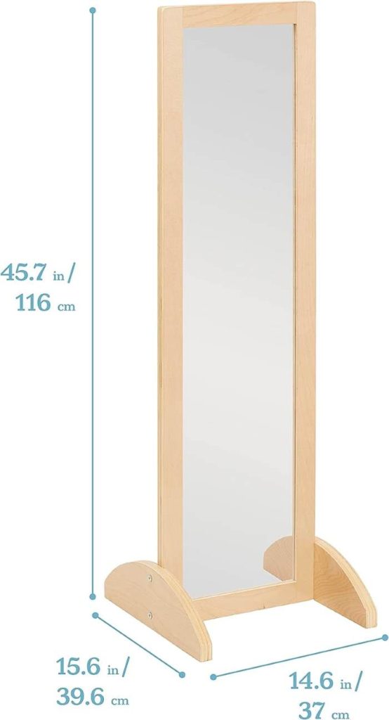 Standing Mirror for Physiotherapy – Thick Distortion-Free Glass Mirror ...