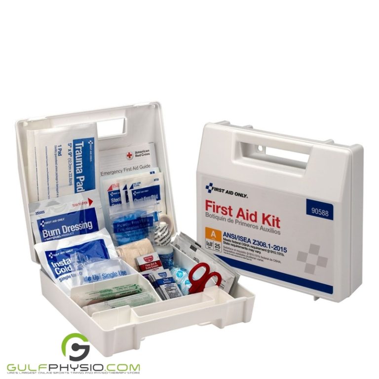 First Aid Only 25 Person Bulk Plastic First Aid Kit, ANSI Compliant ...