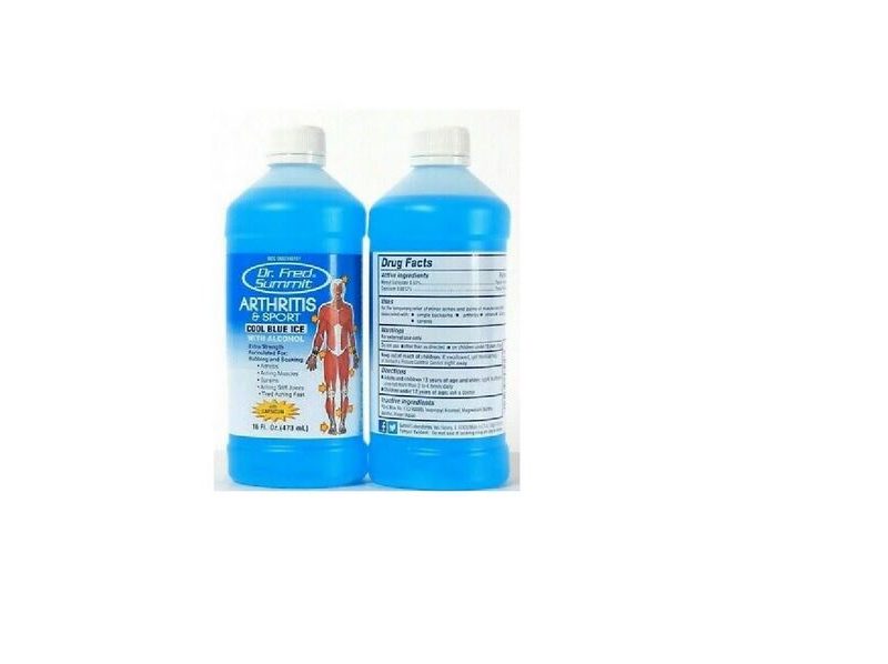 Dr. Fred Summit Arthritis & Sport Cool Blue Ice Rub - GulfPhysio - UAE ...